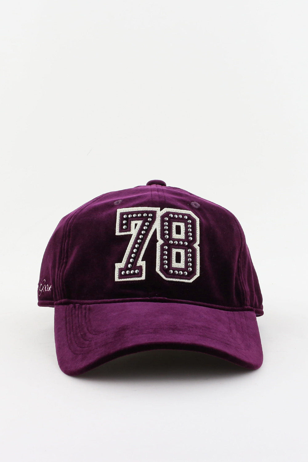 Golden Goose cap GUP01038.P001980.45266 nightshade with logo – Marjon ...